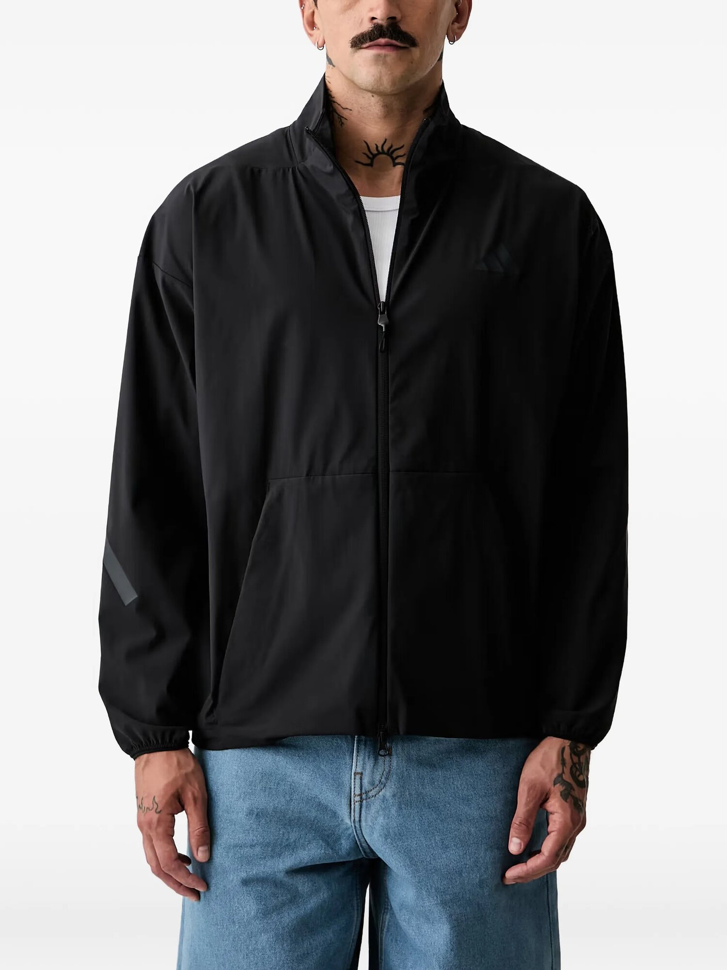 Куртка adidas Z.N.E. logo-print zip-up jacket