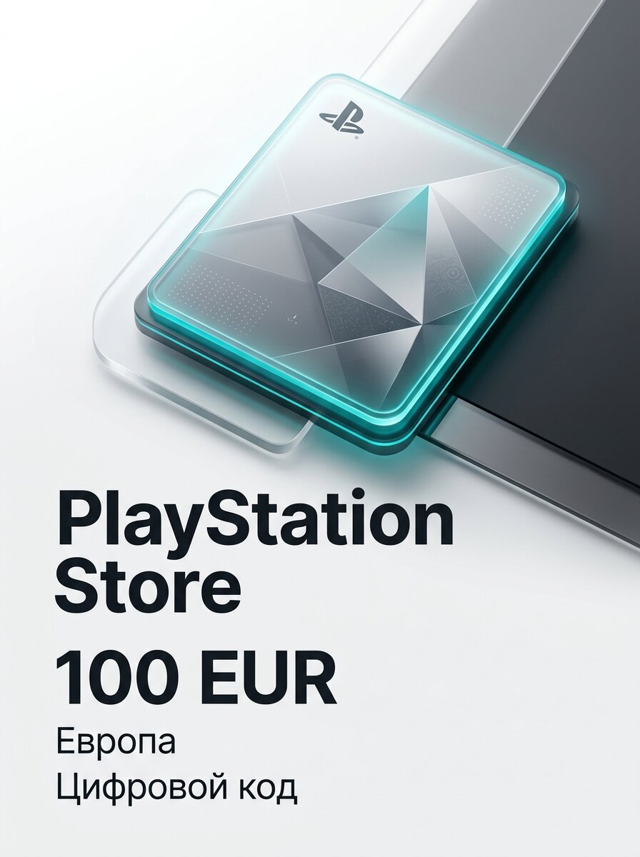 Подарочная карта PlayStation Store EUR 100 для PlayStation 5, электронный ключ, регион Словакия