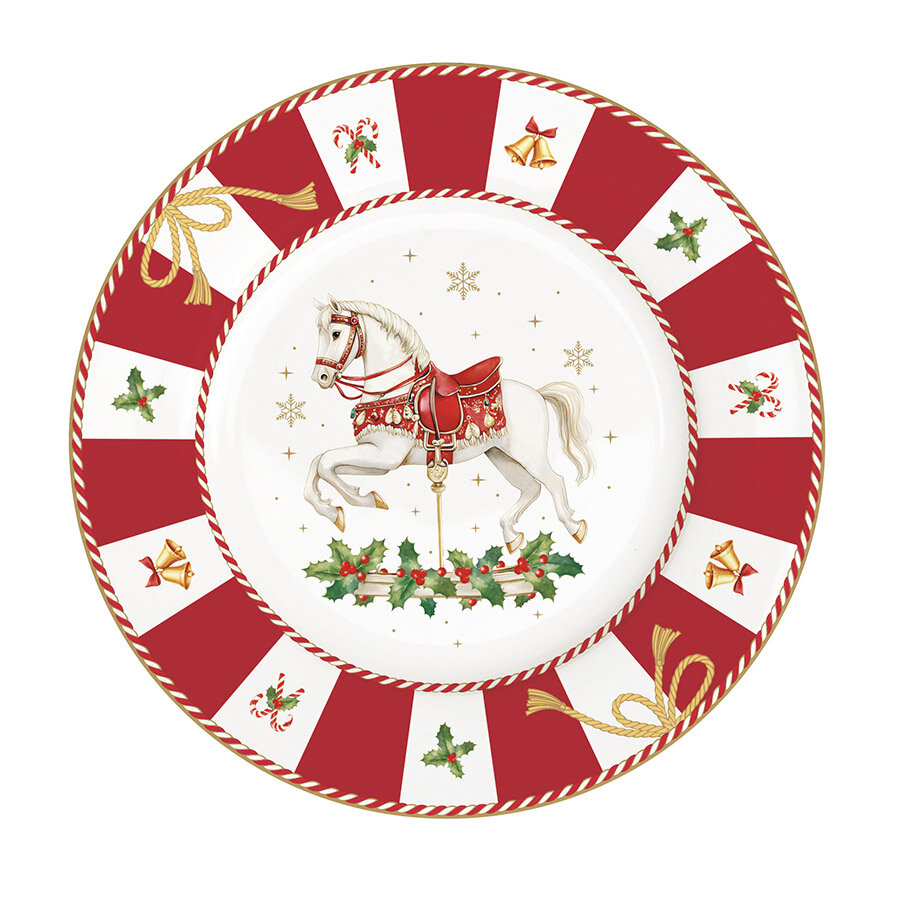 Тарелка десертная Christmas Tale D19 см новогодняя Easy Life R0944/CTAL