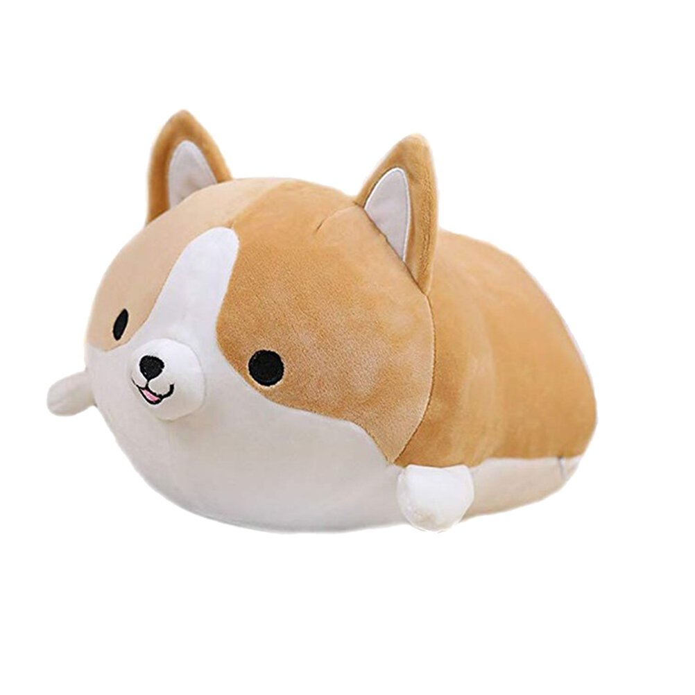 Lovely Corgi Shiba Inu Plush Toy 20*35 Cm Коричневый Мягкая Игрушка Для Дома Офиса Подушка Для Объятий
