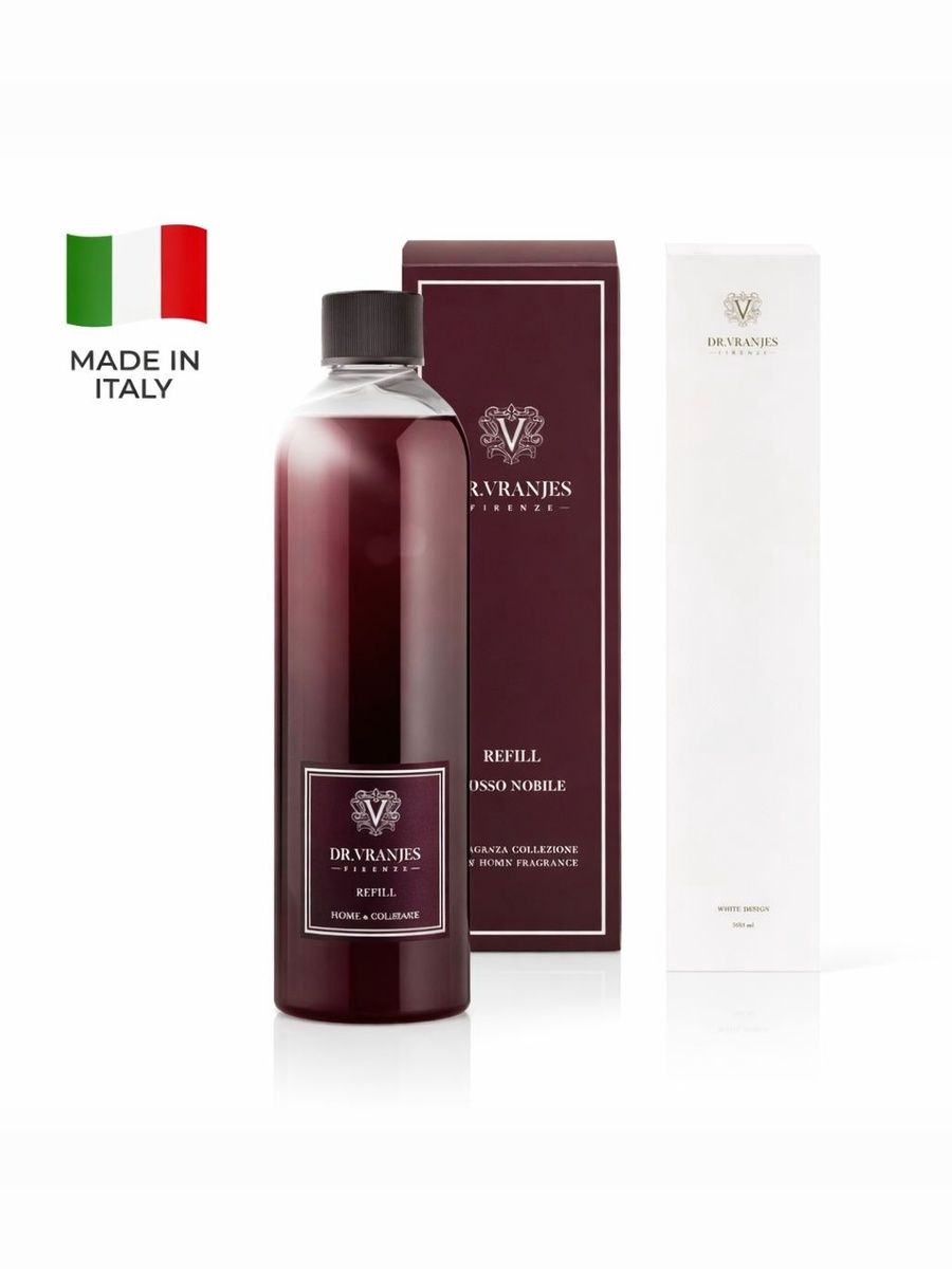 Ароматизатор для дома Dr.Vranjes Rosso Nobile Refill Plastic (Благородное красное вино), 500 мл