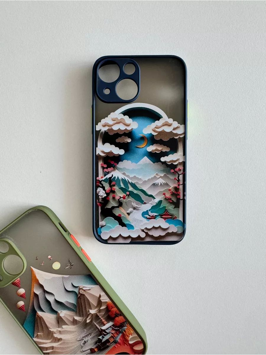 Чехол-Накладка для смартфона Apple iPhone 13 mini, материал силикон, цвет синий — фото 1