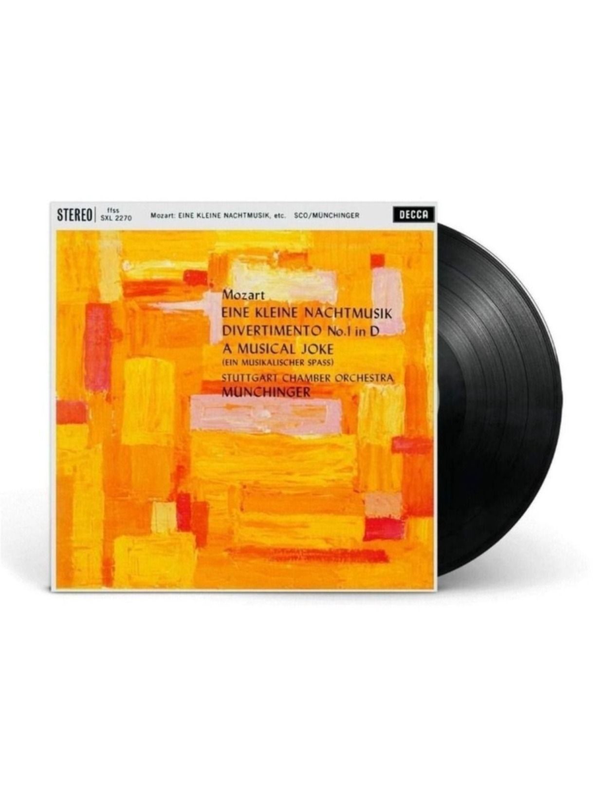 Виниловая Пластинка Wolfgang Amadeus Mozart: Eine Kleine Nachtmusik, Divertimento No1 In D, A Musical Joke, Karl Munchinger/Stuttgart Chamber Orchestra, Ori*inal,