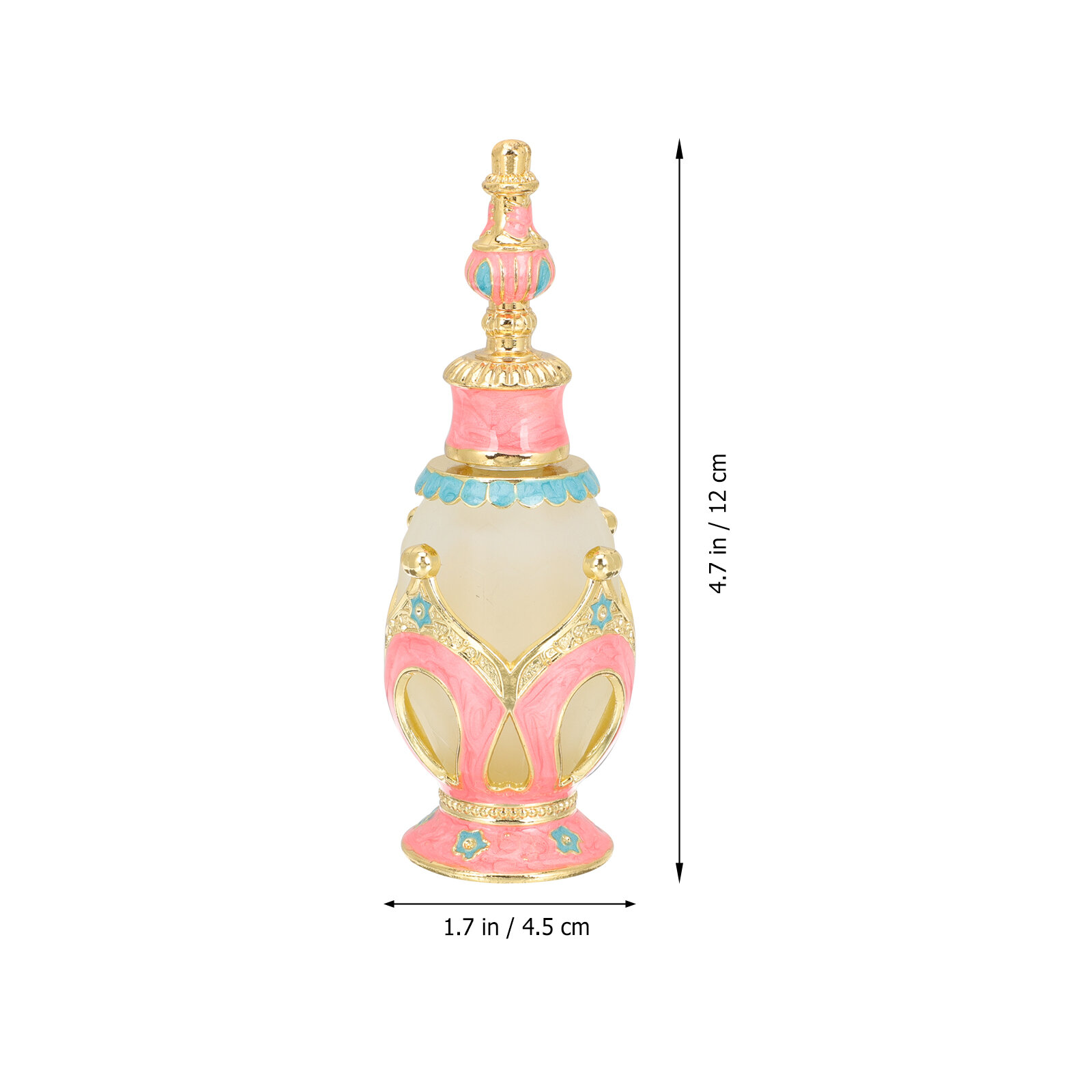 Cute Perfume Bottle Винтажная Декоративная Колба Для Ароматических Масел Размер 12x4 5 См Розовый