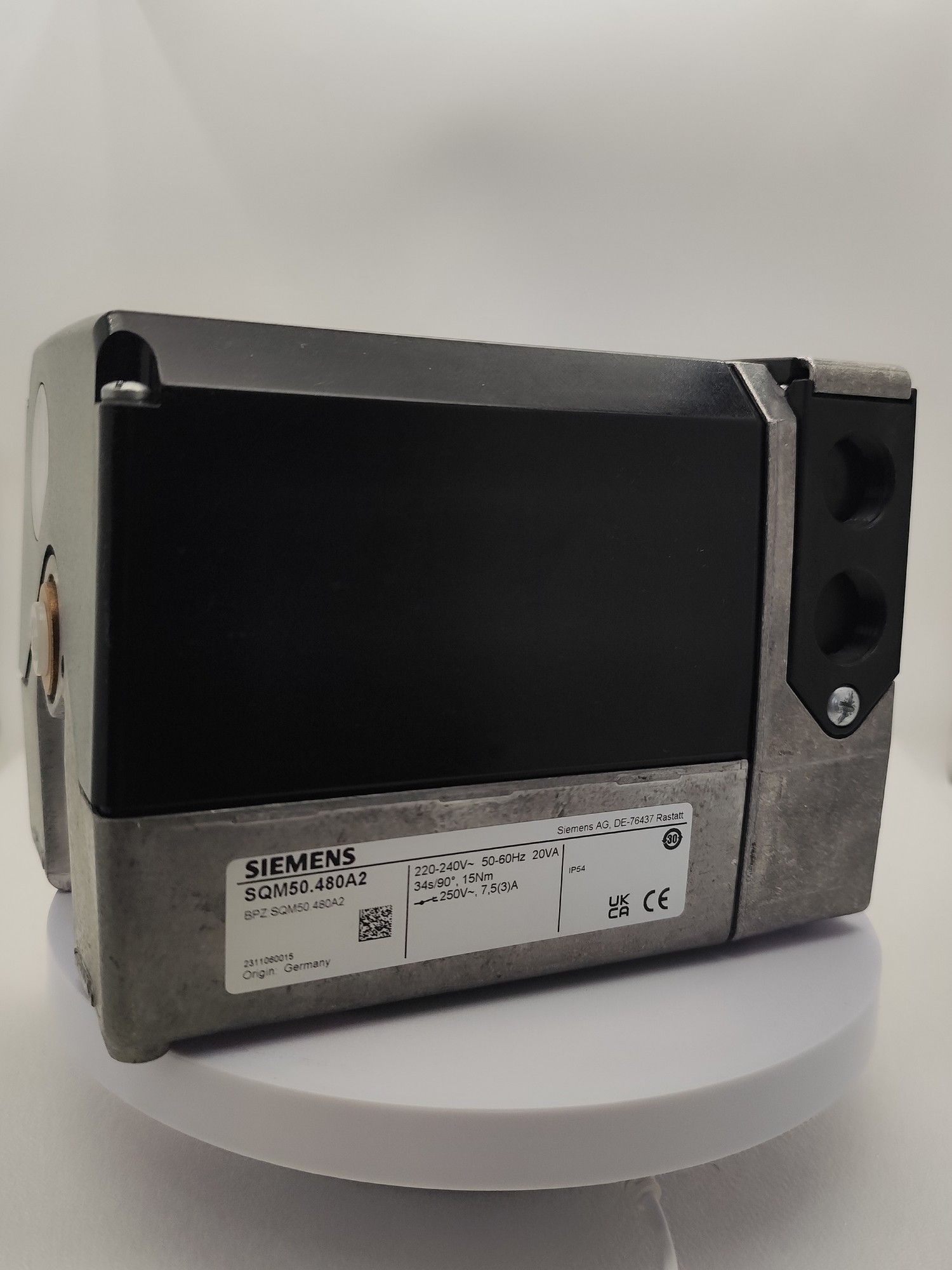 Реверсивный электромоторный привод Siemens SQM50.480A2 для воздушных и газовых заслонок