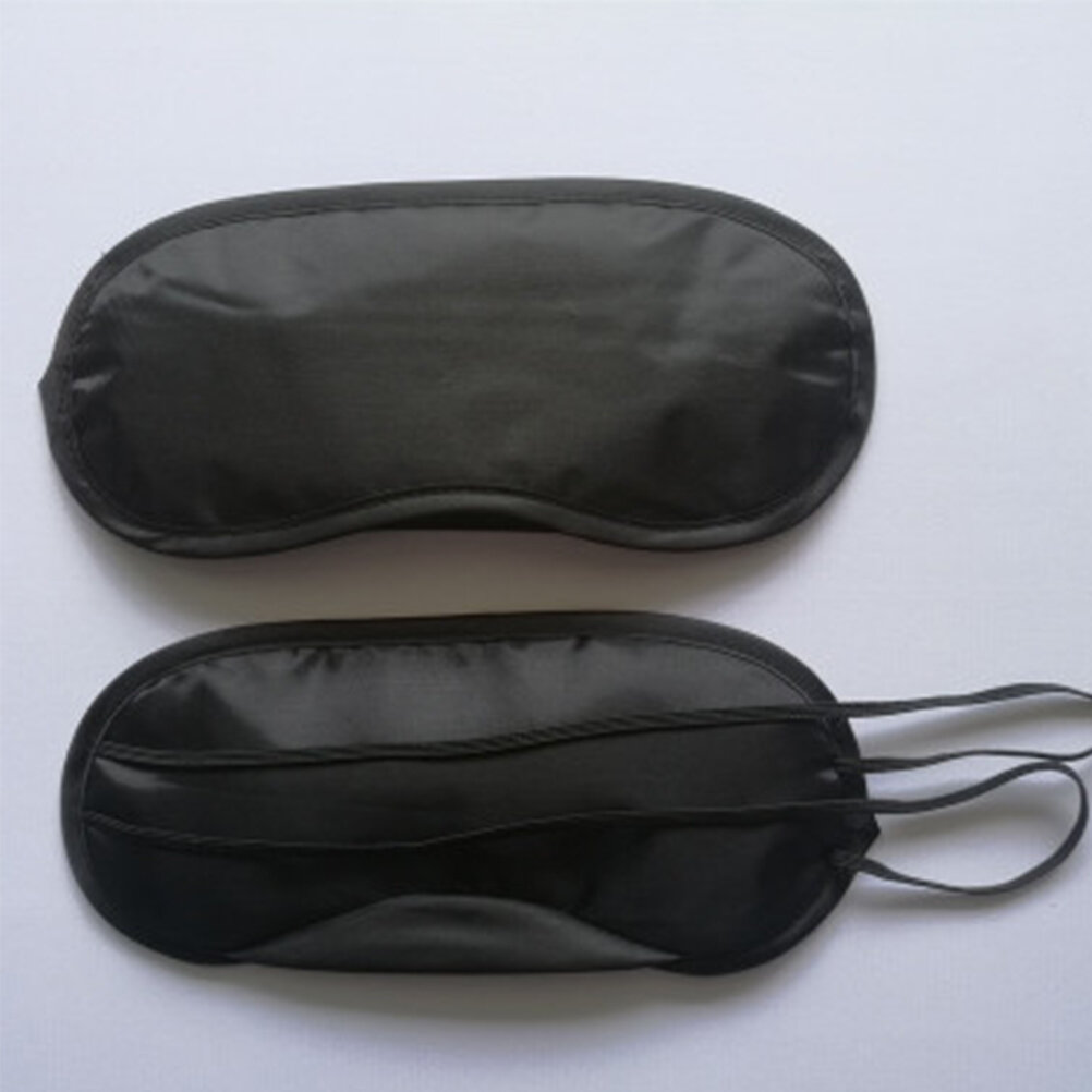 20 Штук Накладок Для Сна Глаз Simple Eye Shade Игровой Платок Для Сна Чёрный 18 5X8 5Cm