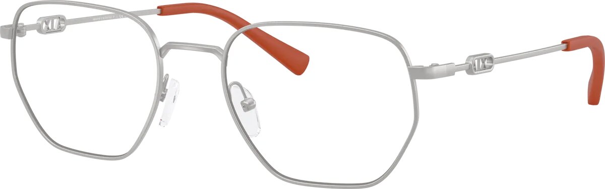 Оправа ARMANI EXCHANGE 0AX1074 6020, тип оправы ободковая, материал оправы металл, пол мужские, форма оправы многоугольная