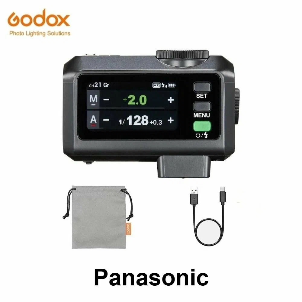 Godox iT30Pro Вспышка для фотоаппарата iFlash Speedlite HSS TTL 2.4G Беспроводная карманная вспышка для Panasonic，чёрный