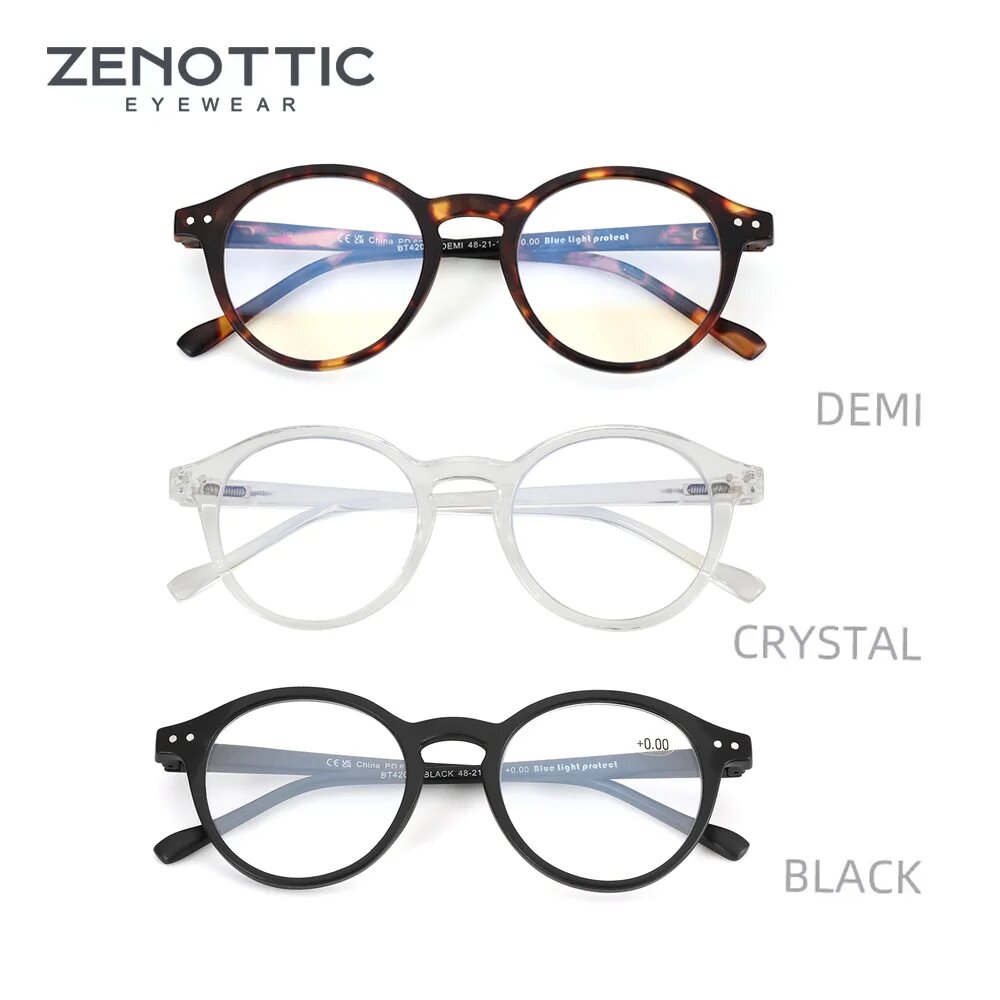 ZENOTTIC Очки для чтения +275, оправа 3F1