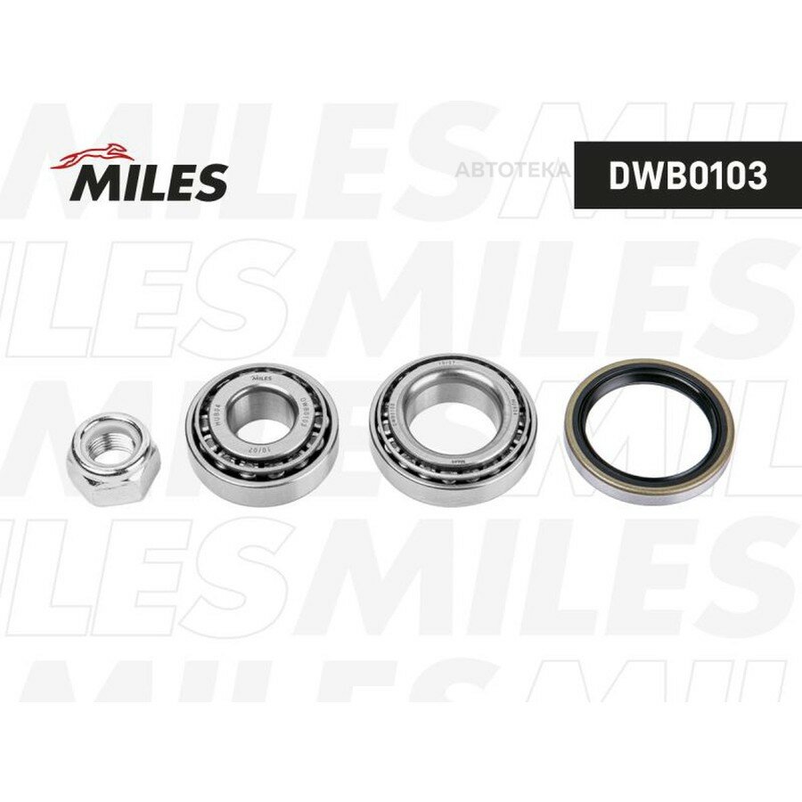 Подшипник ступицы KIA RIO I/MAZDA 626 II 83-05 зад. MILES DWB0103