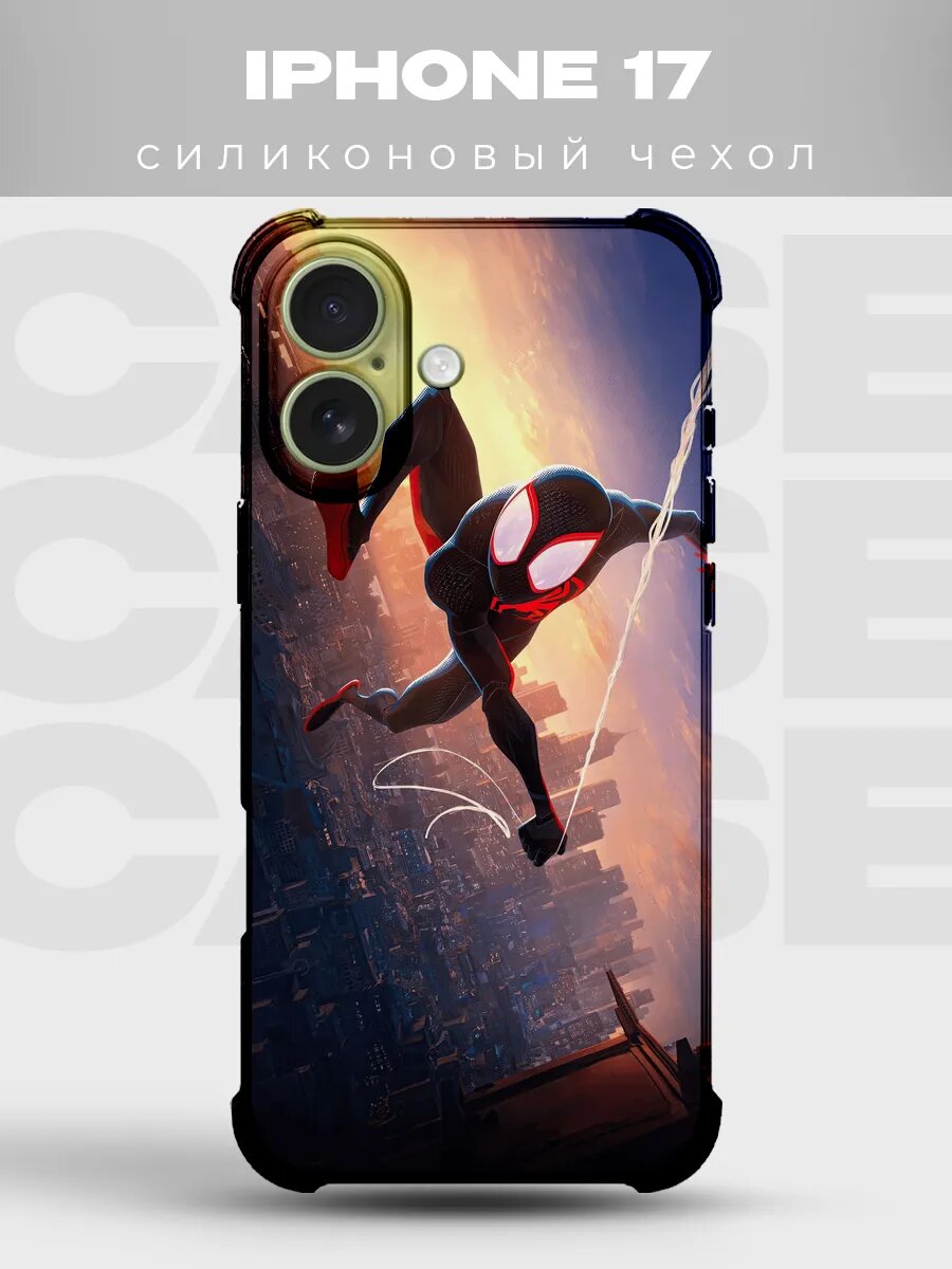 Чехол на iPhone 17 Человек-паук spider man человек паук