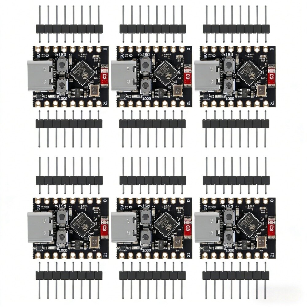 Платы разработки ESP32-C3 и ESP32 Supermini, 6 шт.