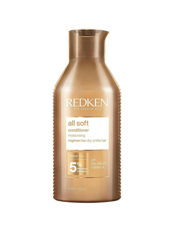Redken All Soft Conditioner Увлажняющий и смягчающий кондиционер для сухих и поврежденных волос 500 мл