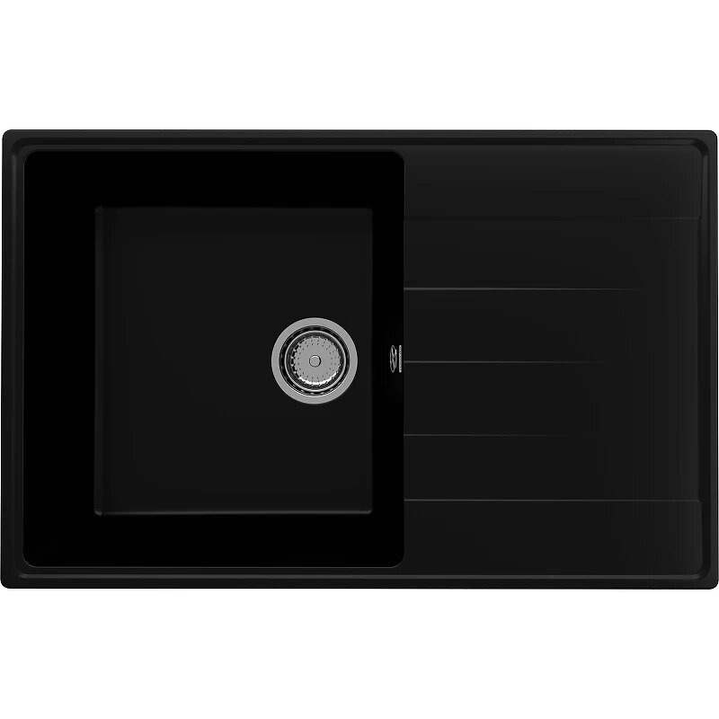 Кухонная мойка Ulgran Quartz Prima 780-07 Уголь