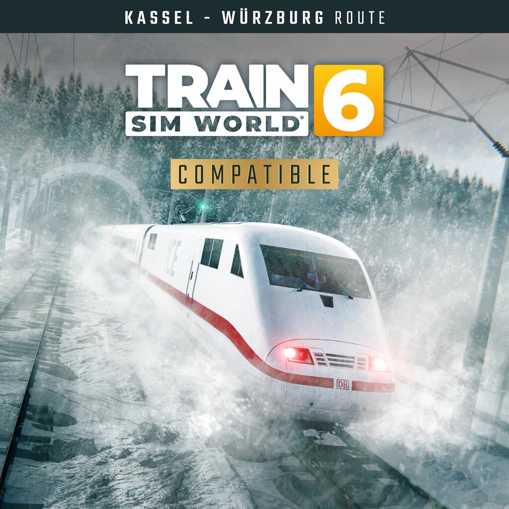 Дополнение Train Sim World 6: Schnellfahrstrecke Kassel - Würzburg, цифровое издание PlayStation 4 и PlayStation 5, регион Турция / код пополнения баланса