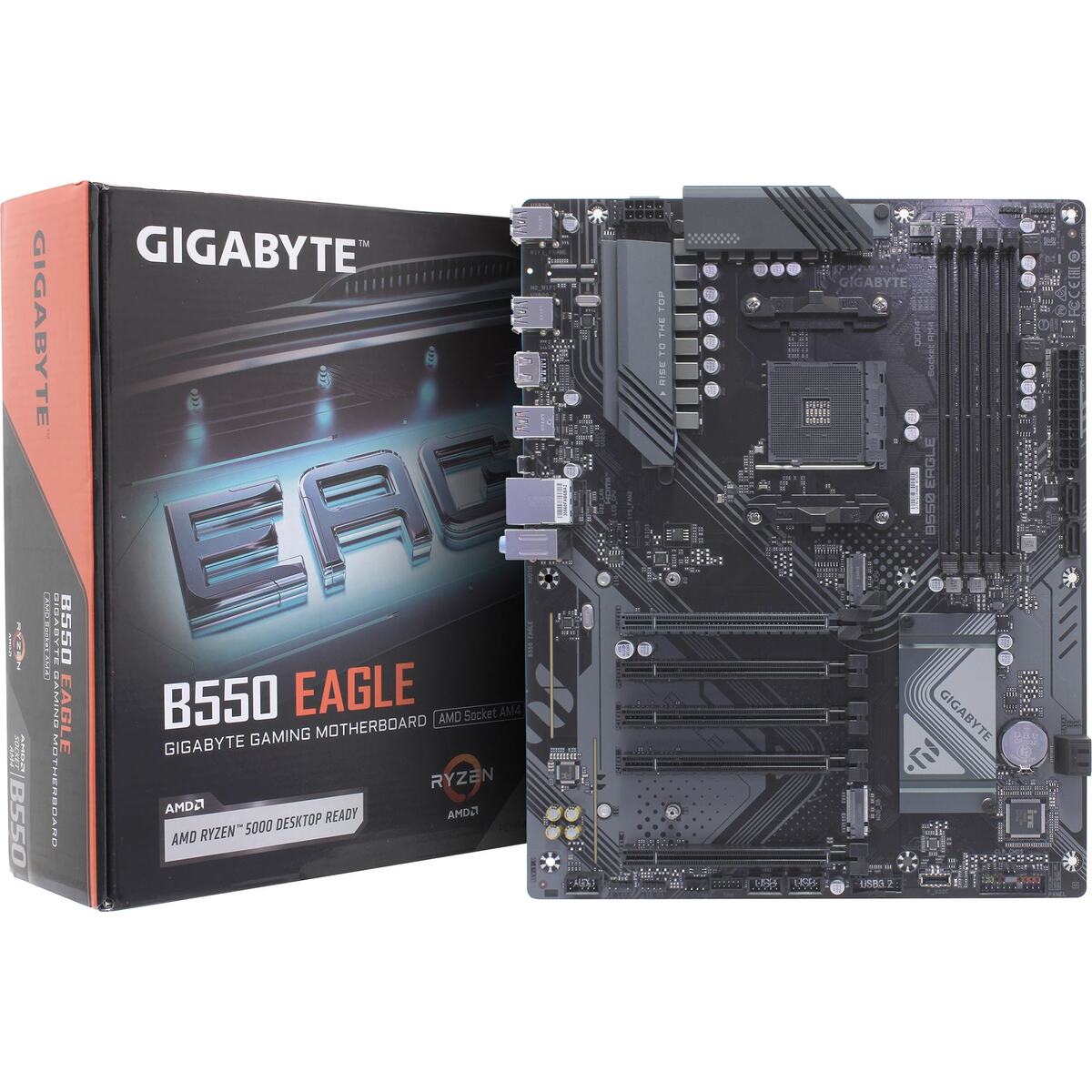 GIGABYTE B550 EAGLE (RTL) AM4 B550 5xPCI-E HDMI GbLAN SATA RAID ATX 4DDR4