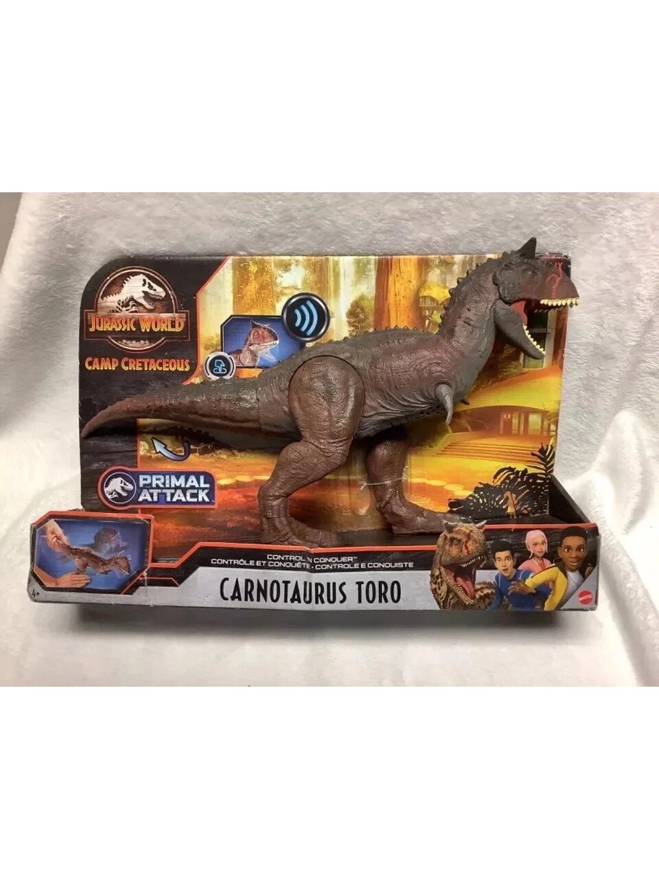 Mattel-Jurassic World Контроль и подчинение плотоядного оксозавра Торо в меловом периоде