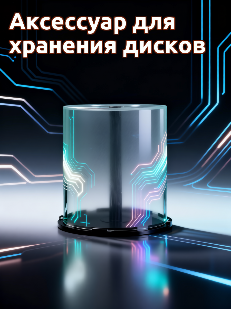 Коробка Для Хранения CD DVD 2 Шт Объем 15.10X14.20X14.20CM Многофункциональная