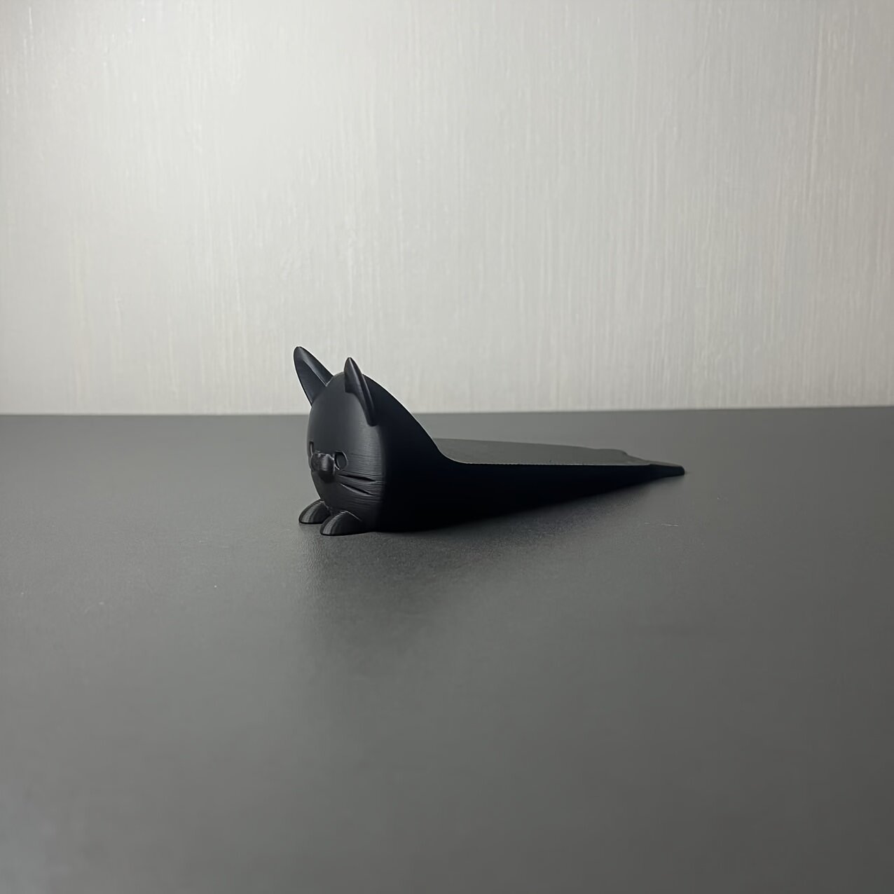 3D-печатная стопорная клинья для двери в виде милого черного кота, противоскользящая защита от хлопка для раздвижных дверей, durable пластик, легкий монтаж