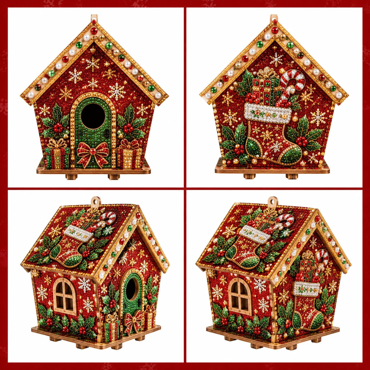Новый продукт для трансграничной торговли: коллекция «DIY Pearl Art Christmas» – набор рождественских украшений и декораций.