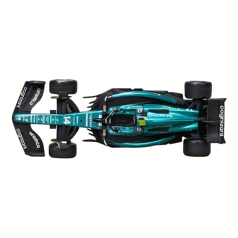 Коллекционная модель гоночного автомобиля в масштабе 1:43 из цинкового сплава, вариант AMR №14