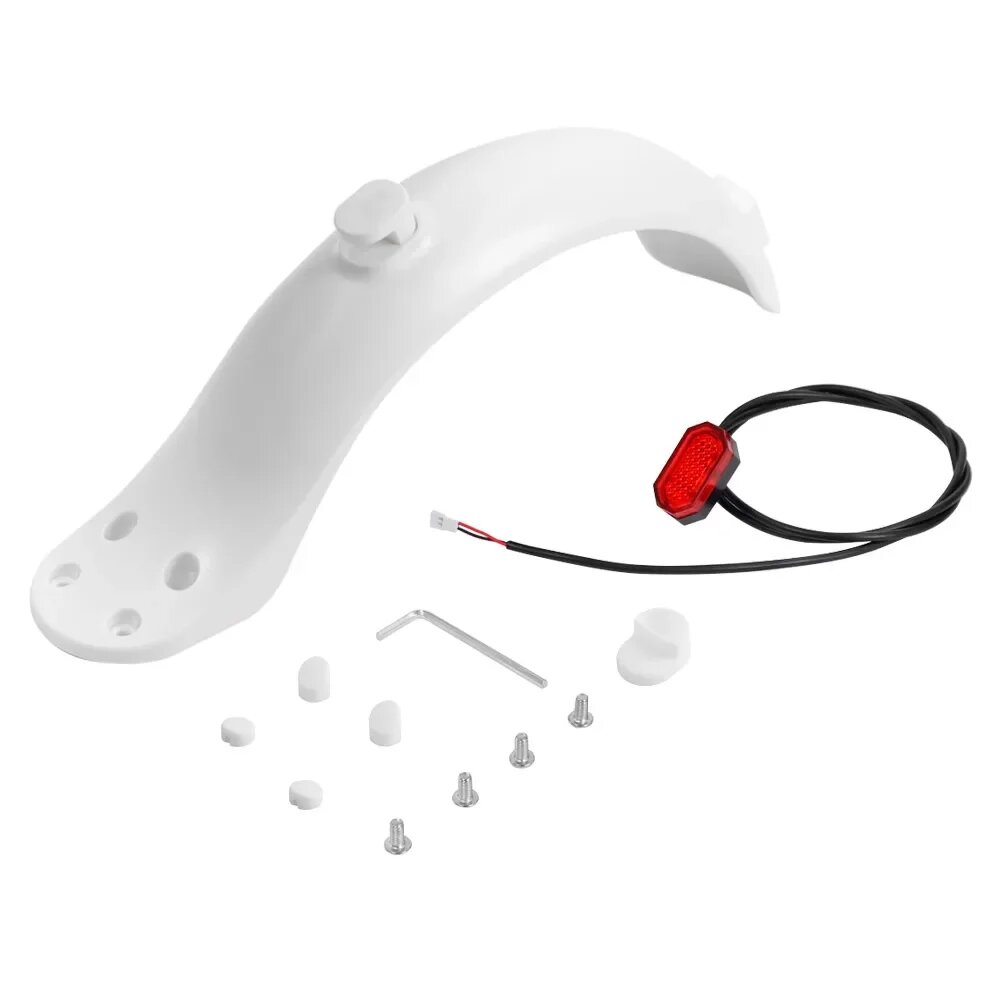 Заднее крыло для электросамоката LCQPTW white set