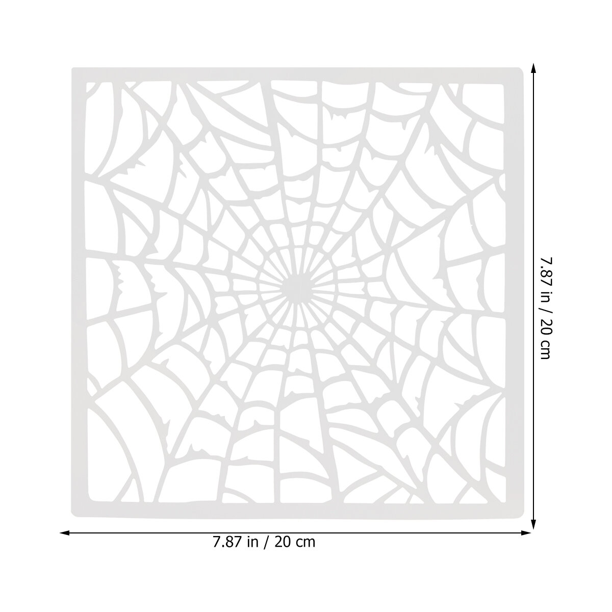 9 Шт Halloween Тематические Шаблоны Из Пластика Для Рисования И Росписи 20X20Cm