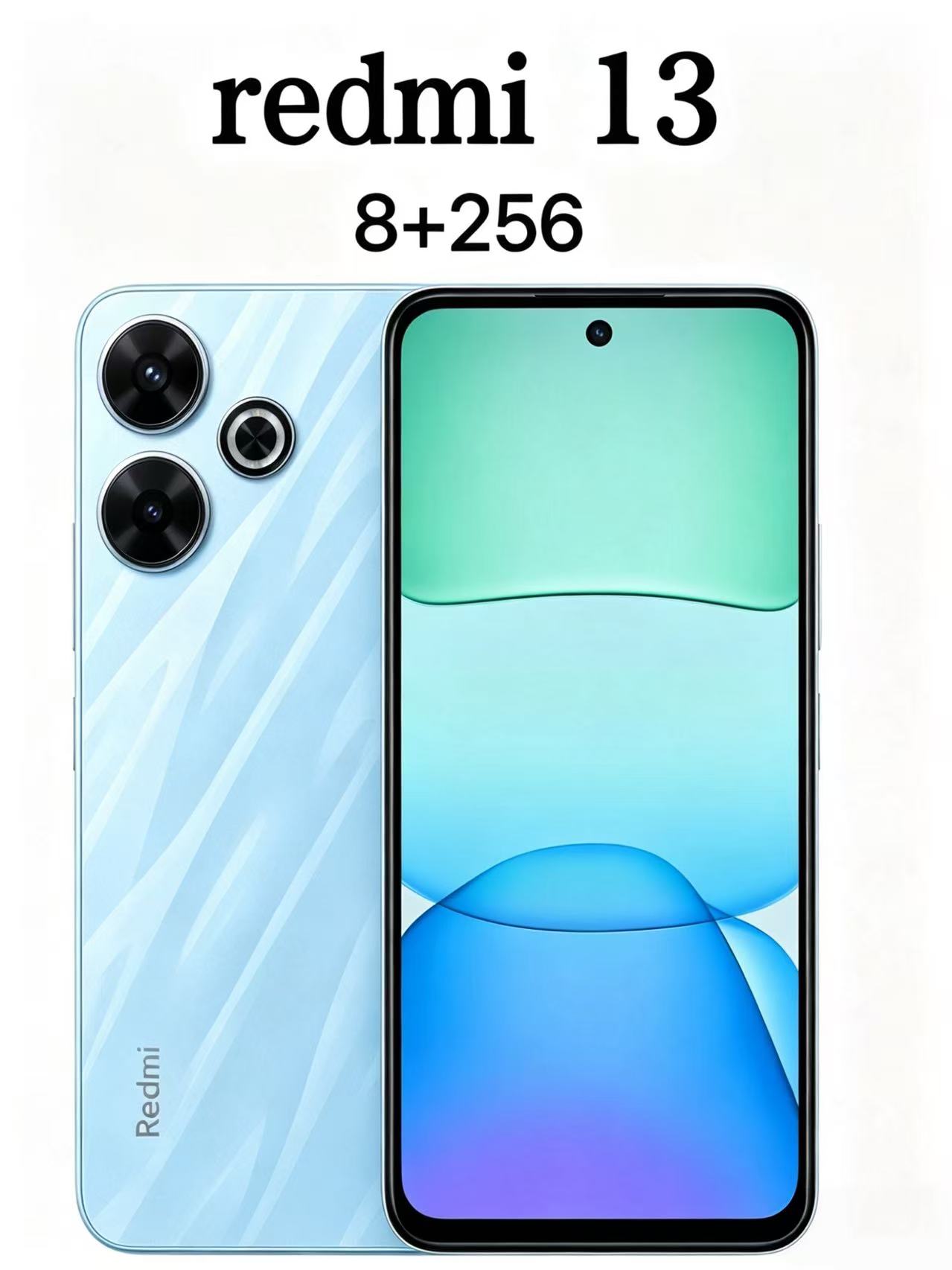 Смартфон Xiaomi Redmi 13 8/256 ГБ RU, Dual nano SIM, blue (синий)