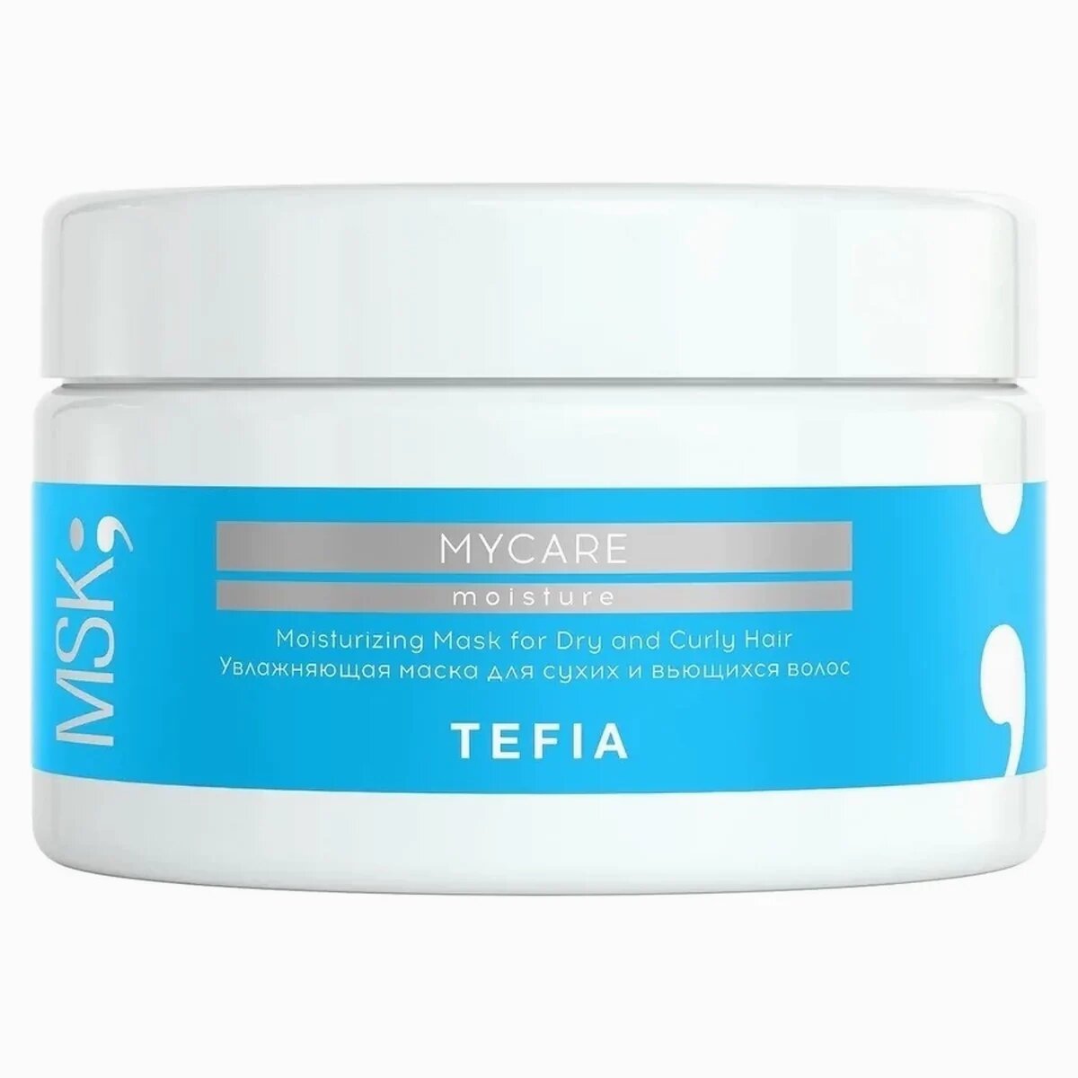 Tefia, Маска увлажняющая для сухих и вьющихся волос MYCARE Moisture, 250 мл