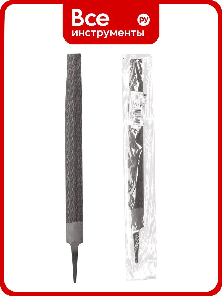 Напильник TDM ELECTRIC полукруглый 200 мм, №1, без рукоятки серия Рубин SQ1026-0228