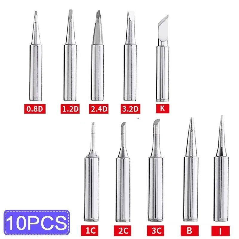 Сменные наконечники для паяльника 10PCS