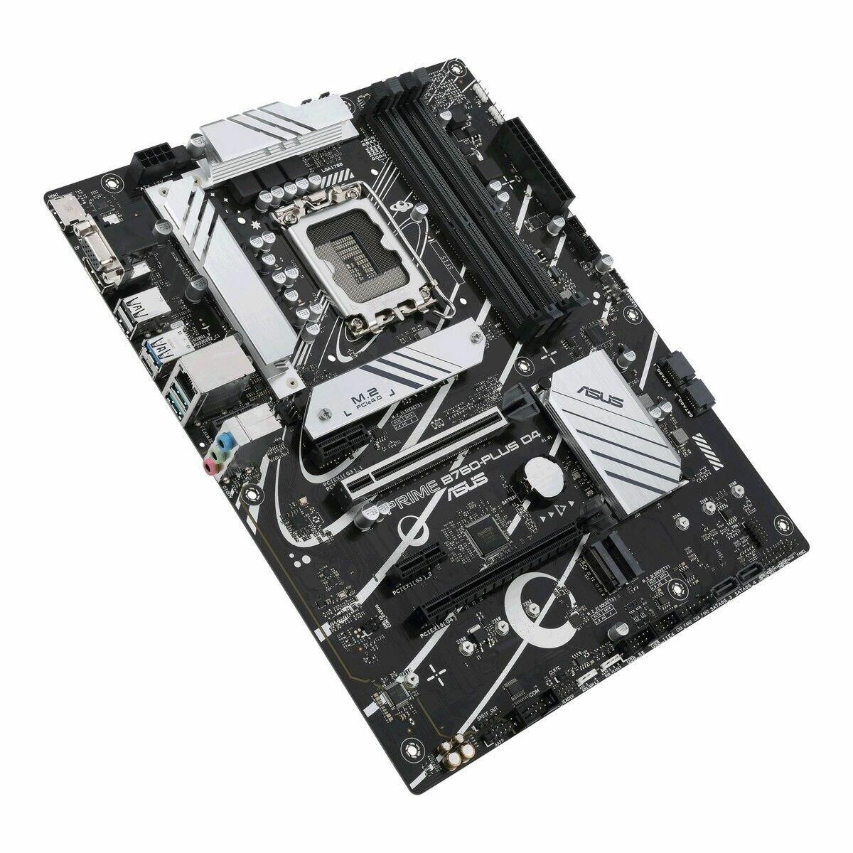 Материнская плата ASUS PRIME B760-PLUS D4 LGA1700 ATX 4xDDR4 2xPCIEx16 2xPCIEx1 3xM.2 DP HDMI VGA (90MB1CW0-M1EAY0)