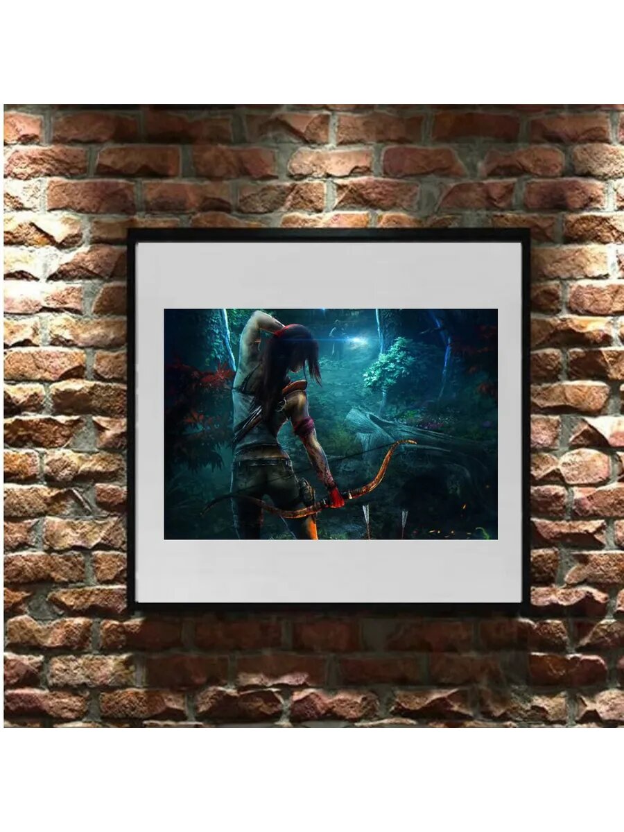 Плакат "fan art for tomb raider reborn" А4