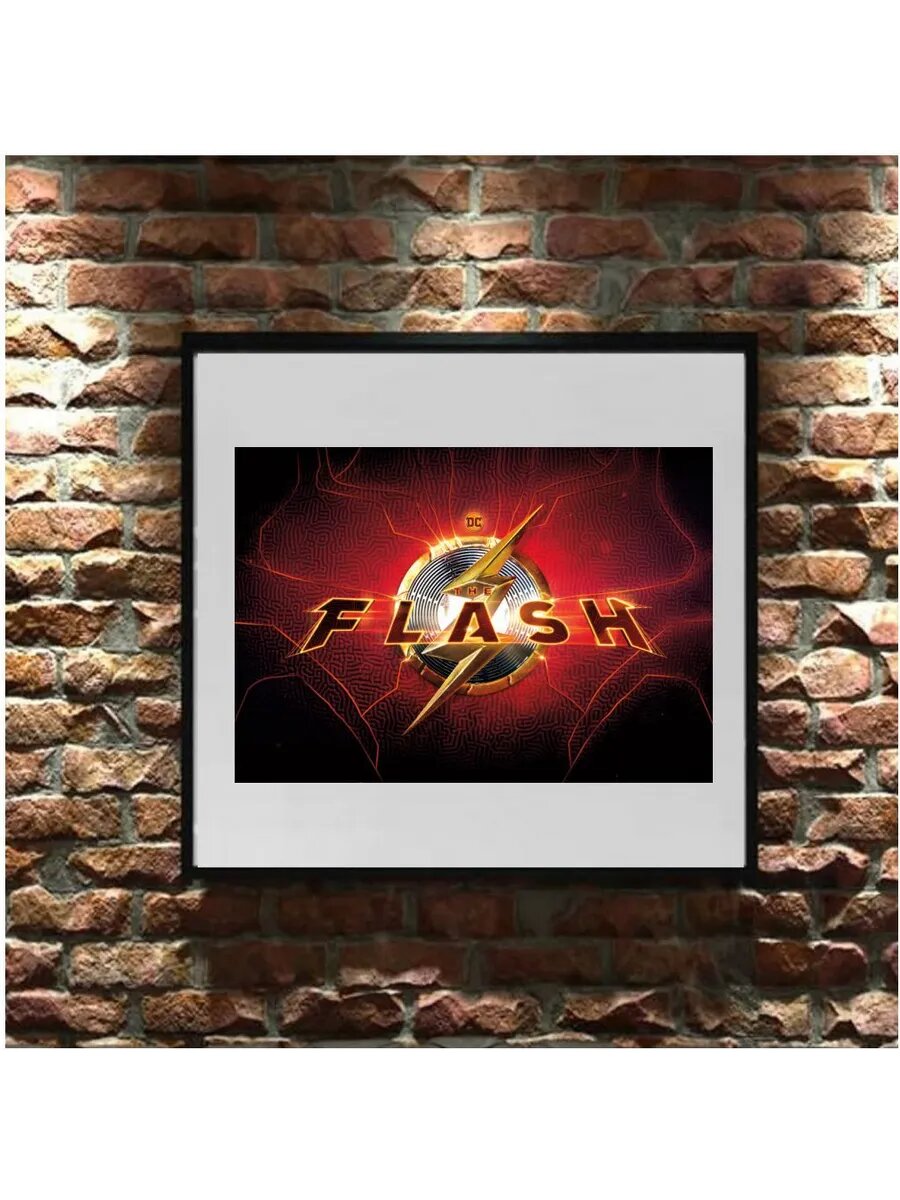 Плакат "Логотип Флэш (Flash)"