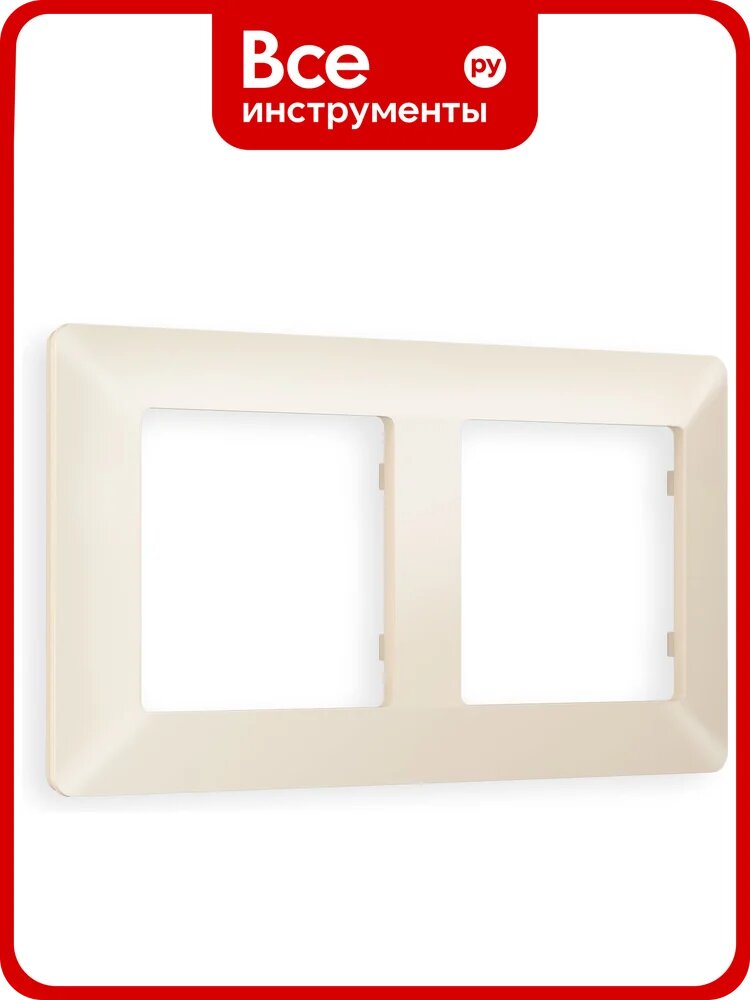 Рамка на 2 поста Ambrella Volt ALFA Line AF110332