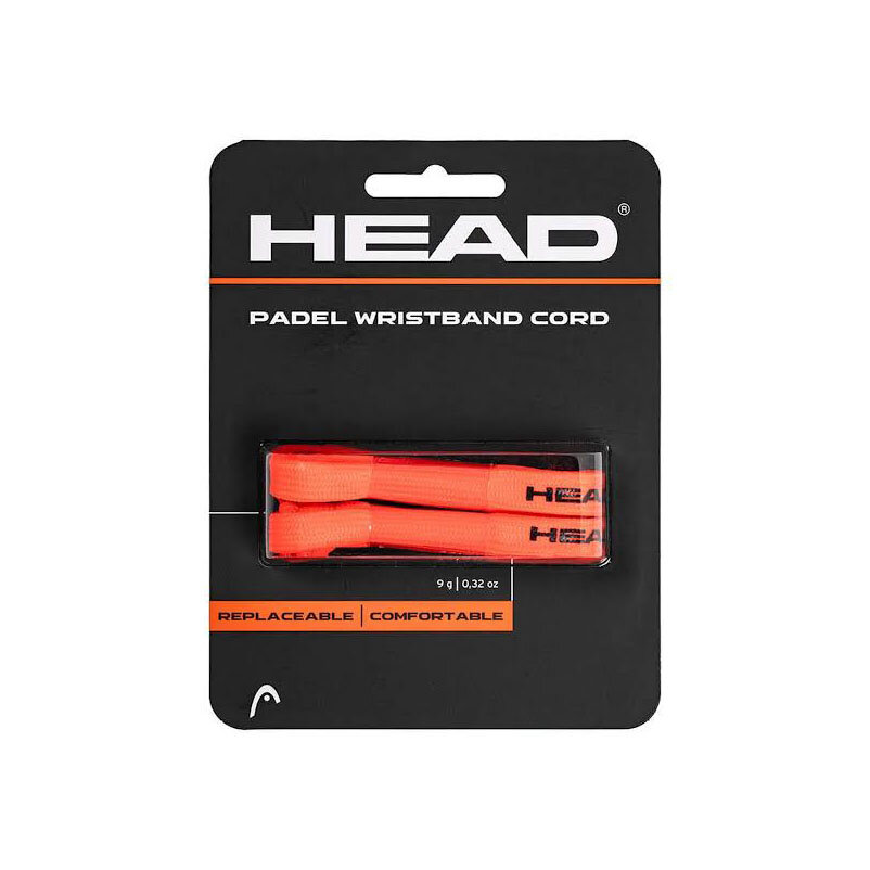 Шнурок для падел-ракетки Head Replaceable Padel Cord, 288066-SO, 2шт в упаковке, полиэстер, лимонный