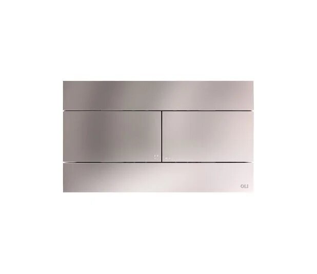 Кнопка смыва для инсталляции OLI Slim 057141 inox сталь, матовая, двойной смыв