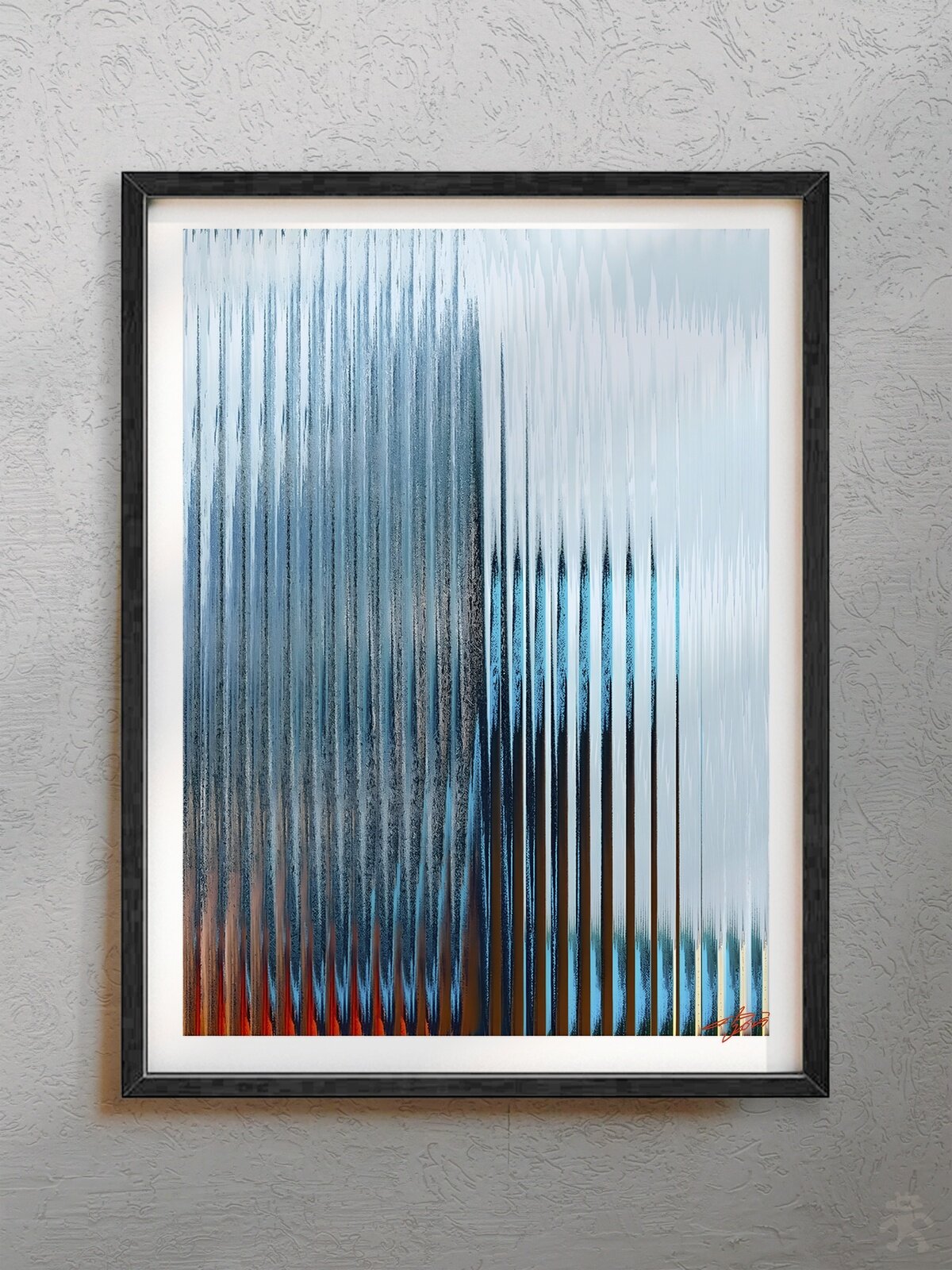 Интерьерный постер "Glitch 24.1028" в стиле pinterest, 30x40 см
