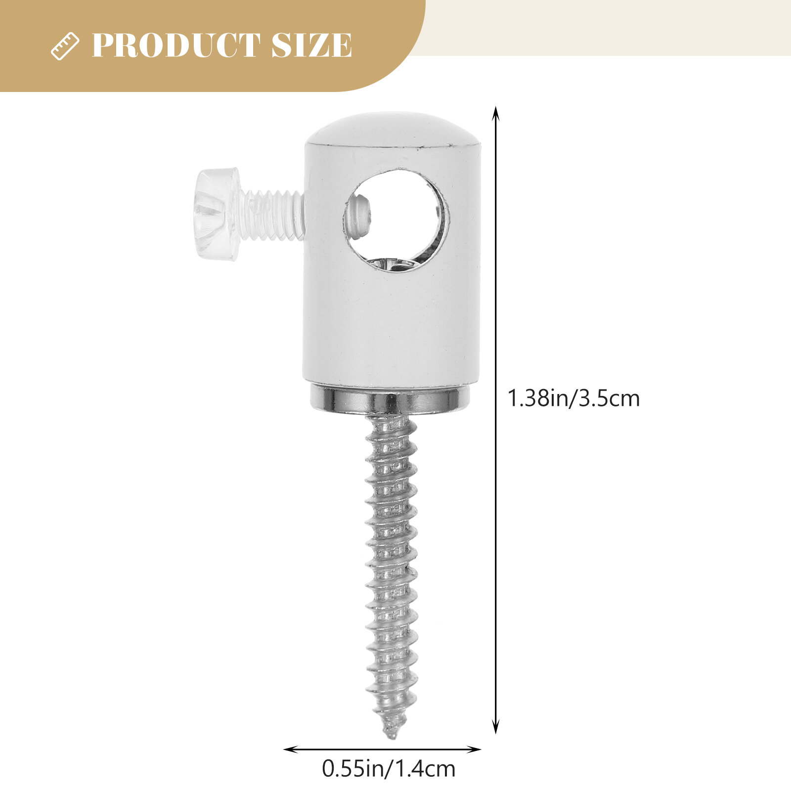6 Штук Крючки Для Подвешивания Светильников Белого Цвета 3.5X1.4X1.4CM