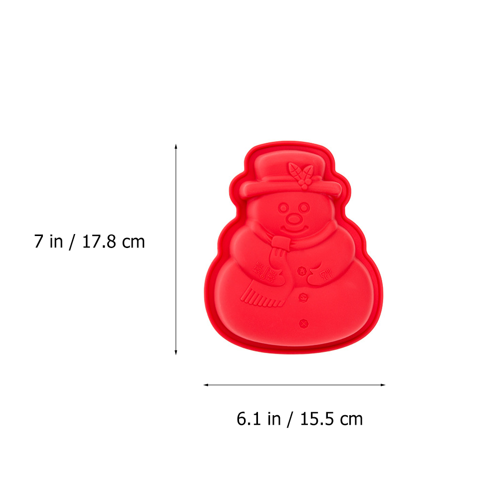 Форма Для Выпекания Из Силикона Красного Цвета 2 Шт По Размеру 17.8X15.5X3Cm