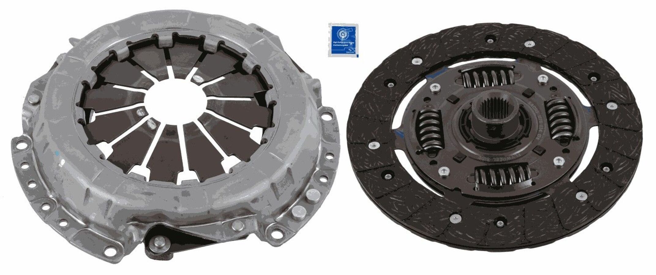 К-Кт Сцепления Nissan Qashqai 07-13/Note 06-13 1.6 215Мм (SACHS 3000 951 676)