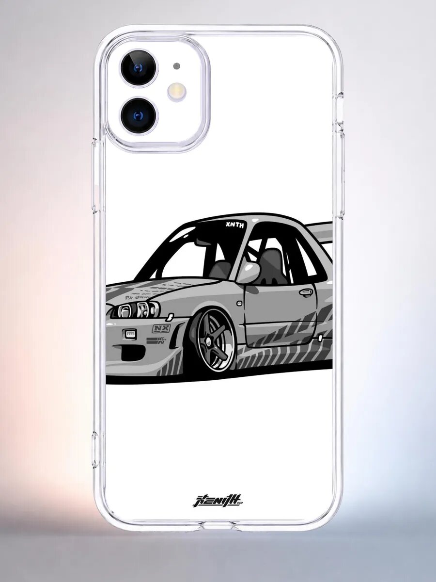 Чехол iPhone 16 Nissan Skyline Y2K Indie Sleaze