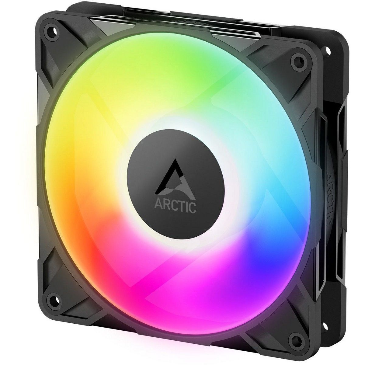 Вентилятор для ПК корпусный 1х120, 77 CFM, 3000 об, ARCTIC P12 Pro A-RGB (ACFAN00309A), Цвет Черный, для стабильного