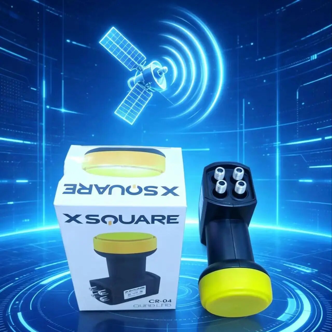 SatMaximum CR-04 LNB Ku 10.75 ГГц 4 порта