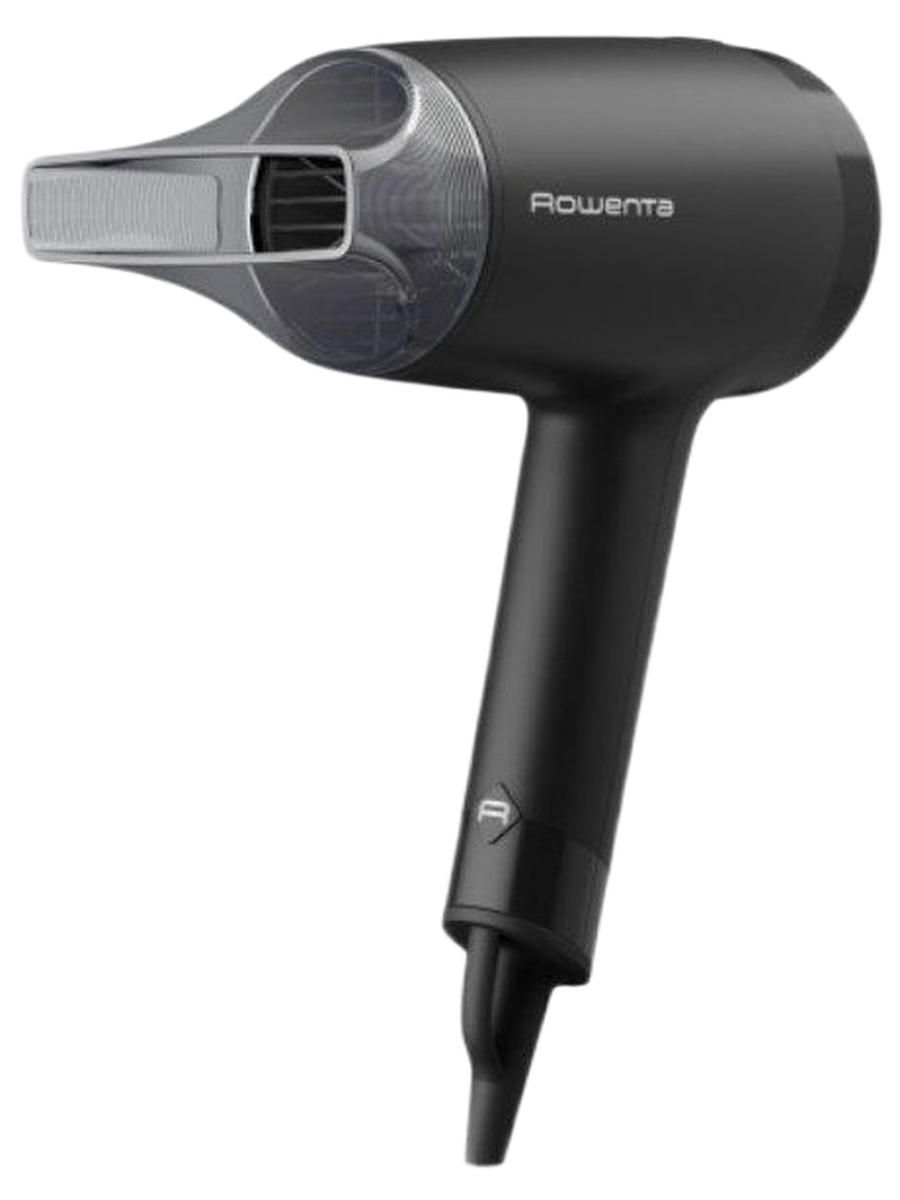 Фен ROWENTA CV1803F0, 1600Вт, компактный, упраление одной кнопкой, петля для подвешивания, черный, серый