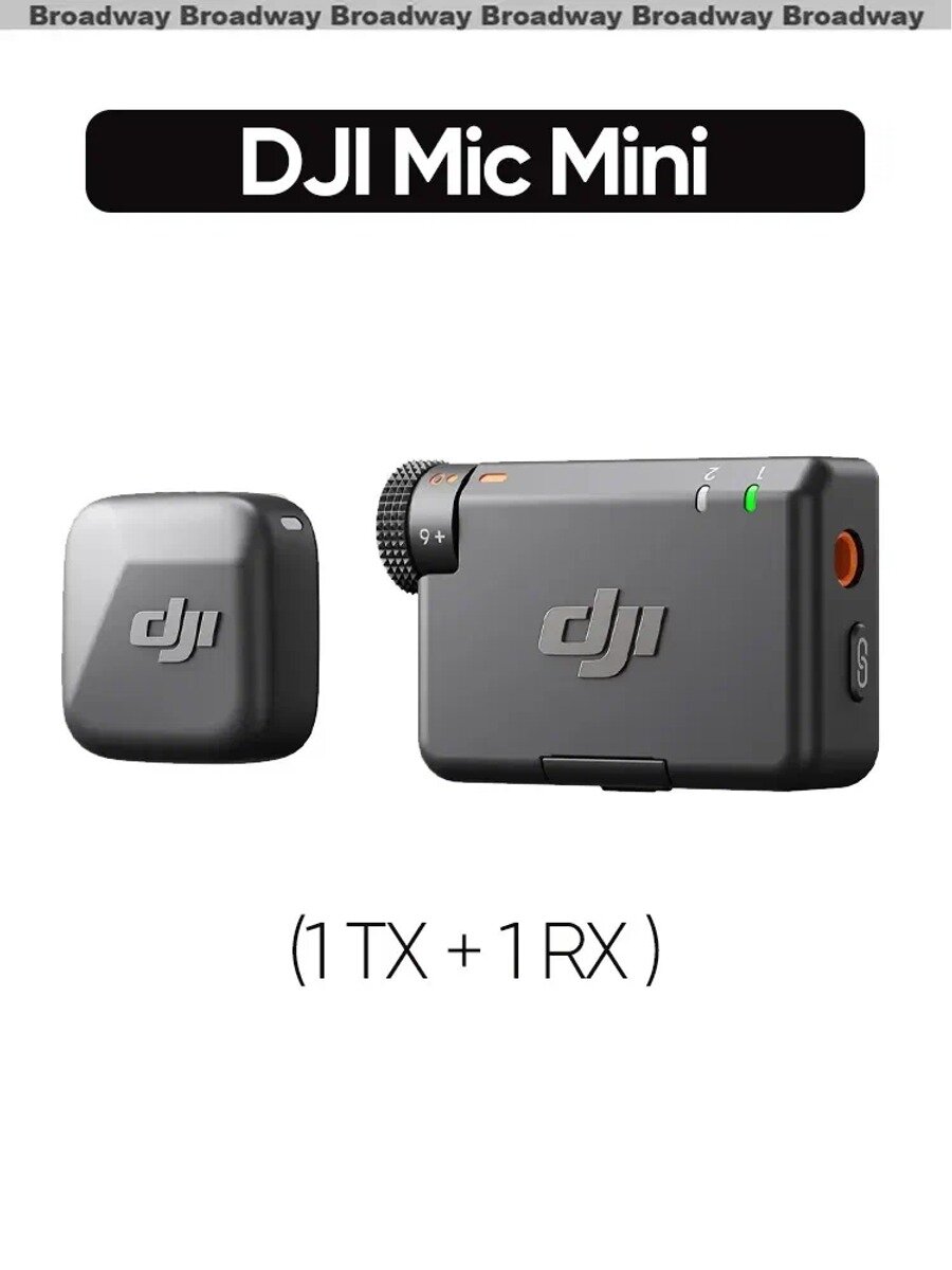 DJI Микрофон для мобильного устройства MIC MINI, черный матовый