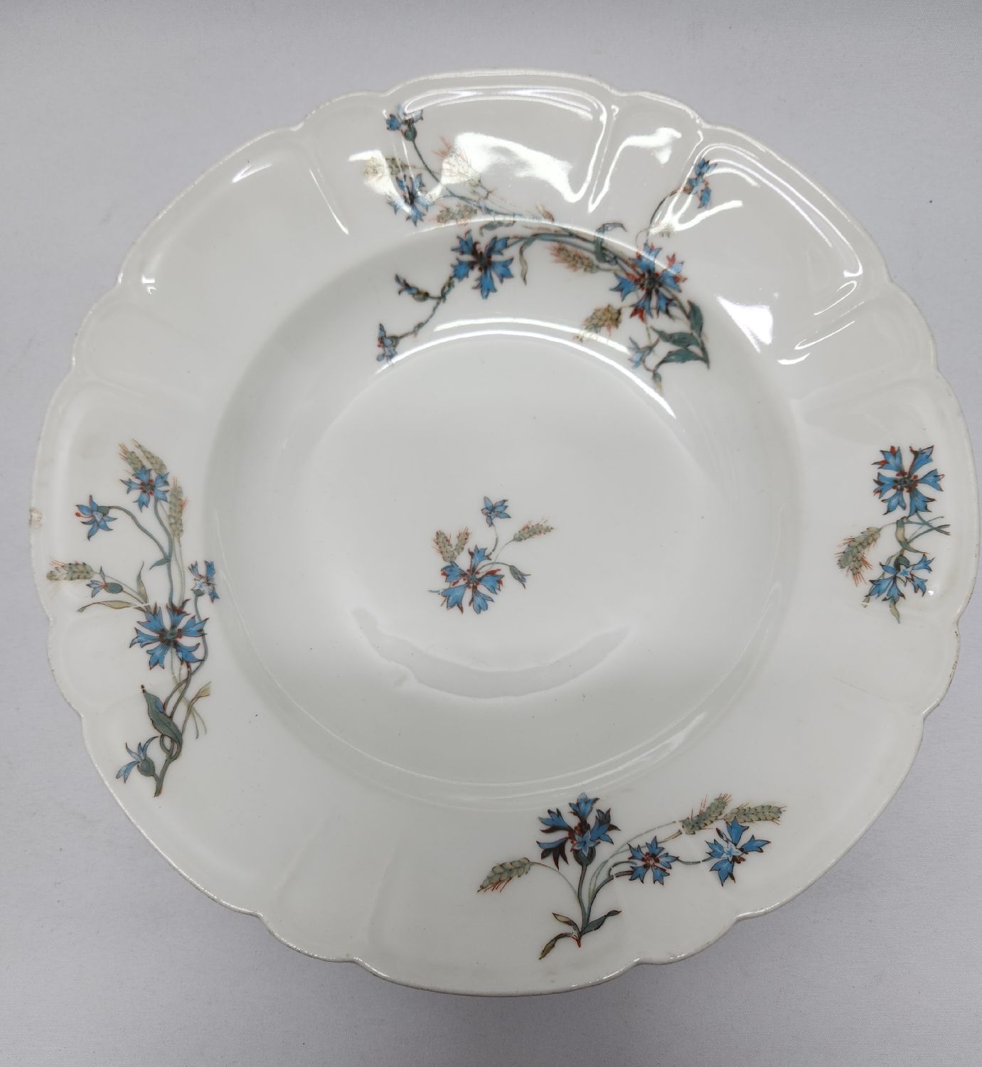 Тарелка суповая Фарфор Frank Haviland Limoges Франция 1910-1914 годы (1) (Есть скол)