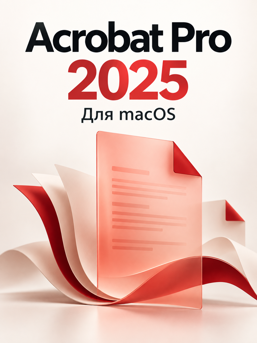 Adobe Acrobat Pro 2025 для macOS — редактор PDF, объединение файлов и работа с электронными документами