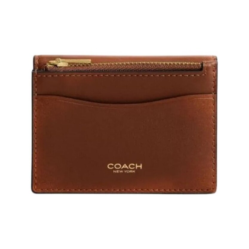 Визитница Coach, коричневый — фото 1