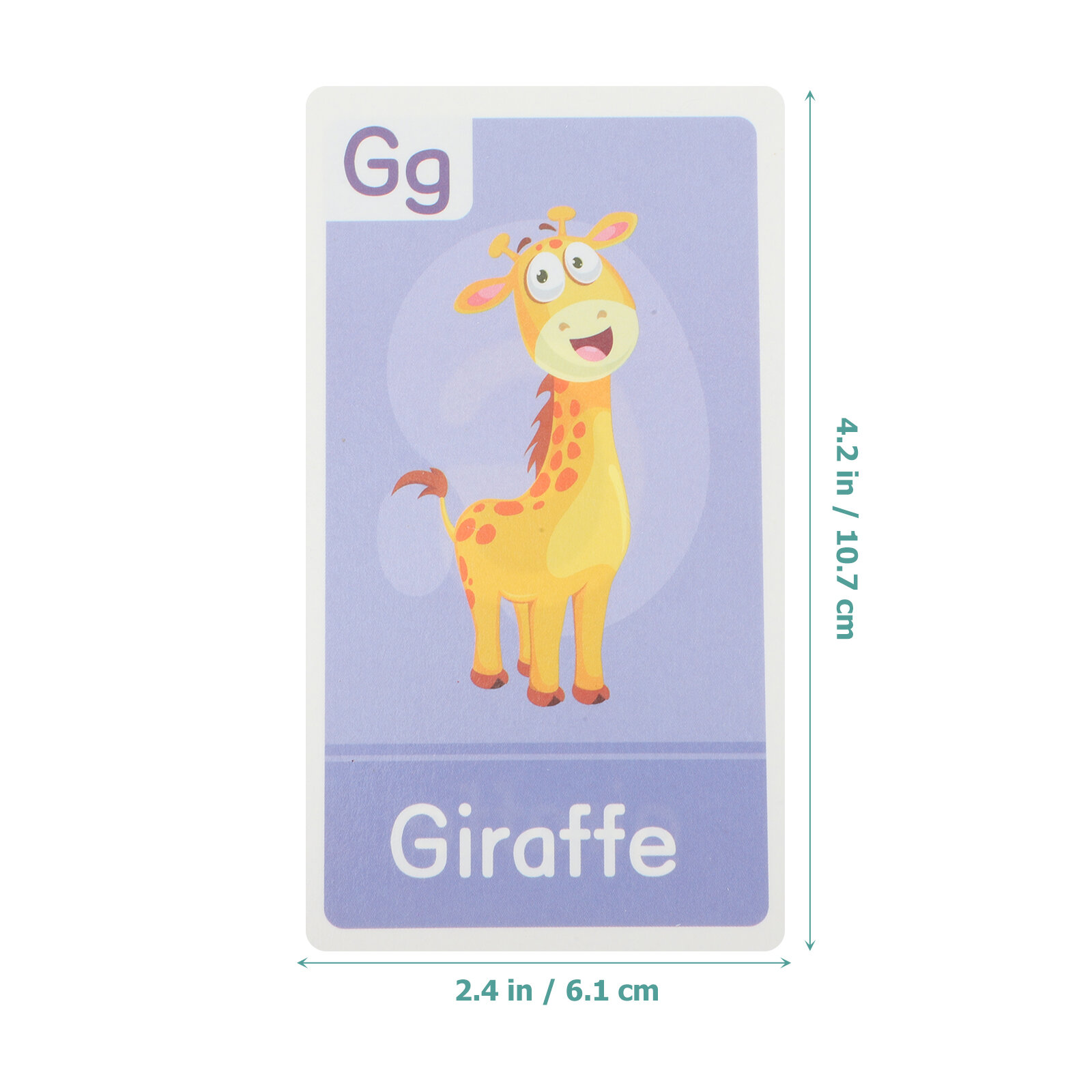 Набор Обучающих Карт flash Cards Для Детей 3-6 Лет Помогает Развивать Познавательные Способности Размер 10.7X6.1Cm